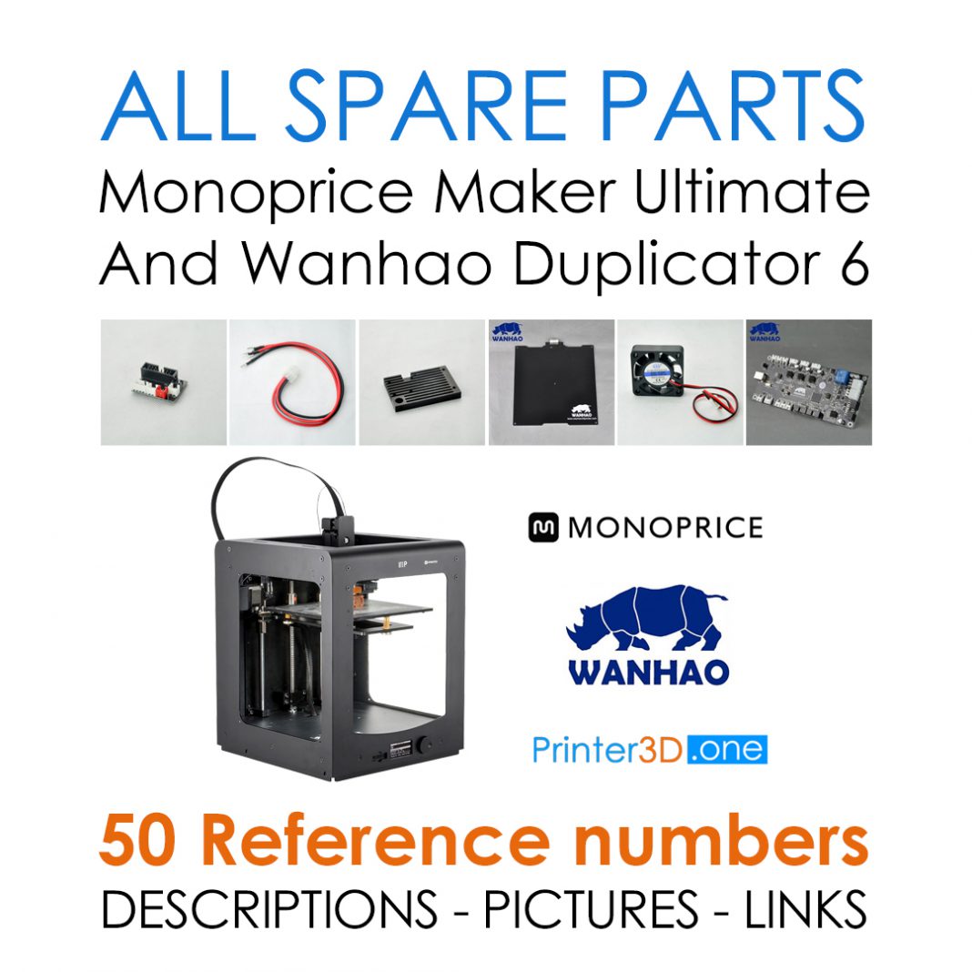 Wiki for Monoprice Maker Ultimate & Wanhao Duplicator 6 & D6 Plus Mark ...